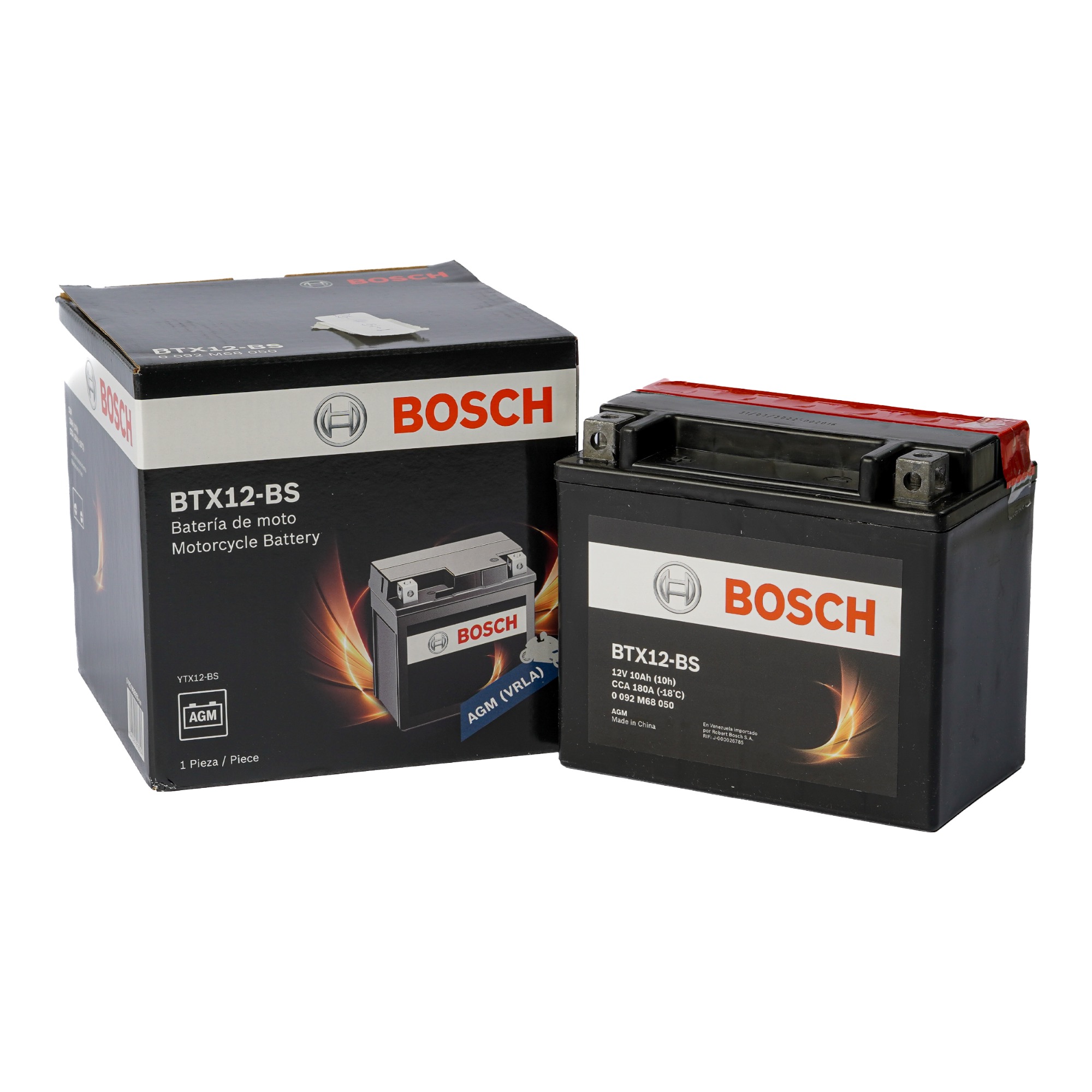 Batería Bosch AGM BTX12-BS 12V 10AH - TODOPARTS.CL