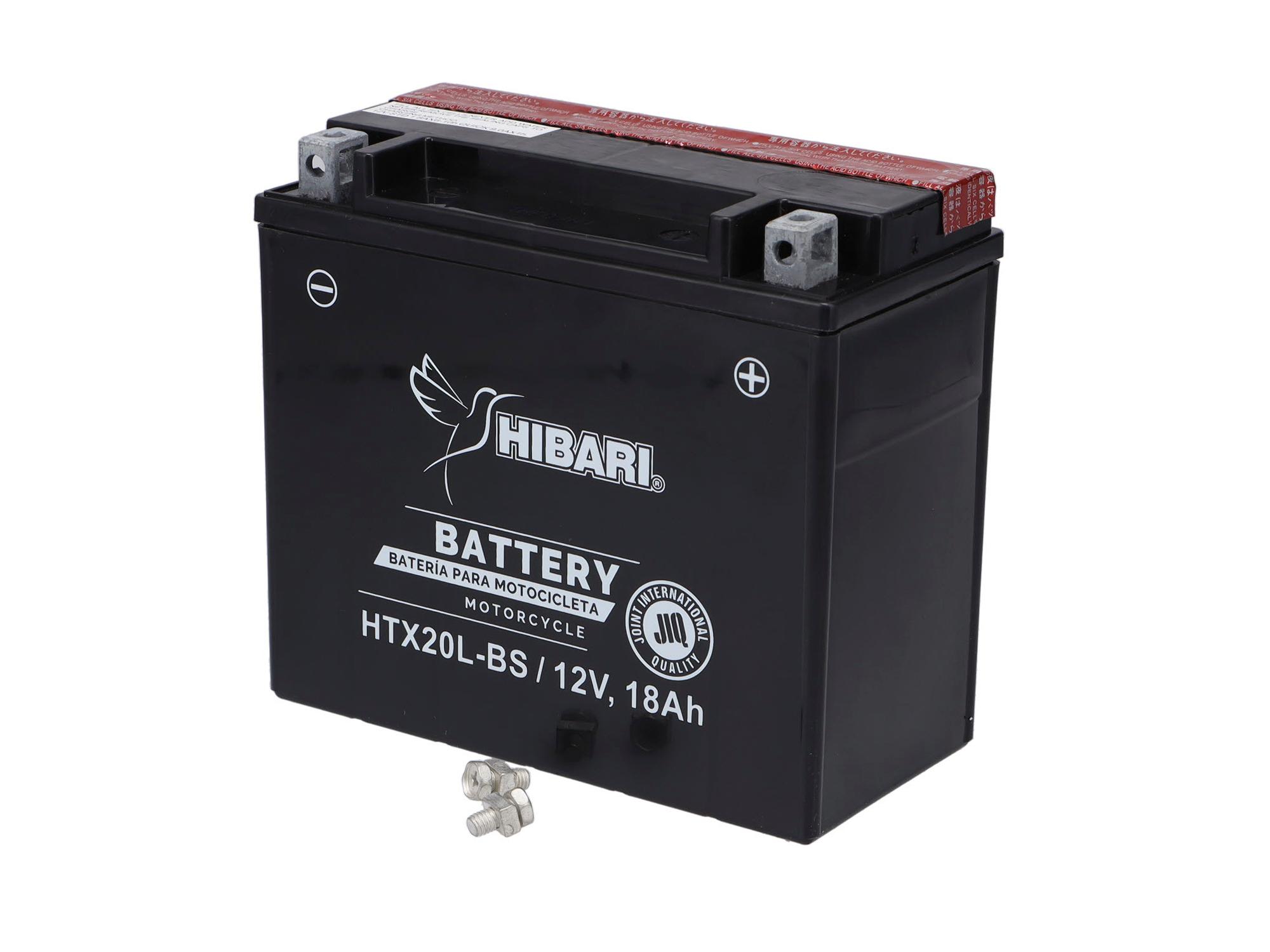 Batería Hibari HTX20L-BS 18AH 270CCA - TODOPARTS.CL