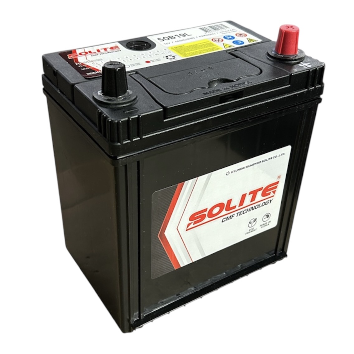 Batería Solite 40 Ah 370 CCA 50B19L – Energía Confiable para tu Vehículo - TODOPARTS.CL