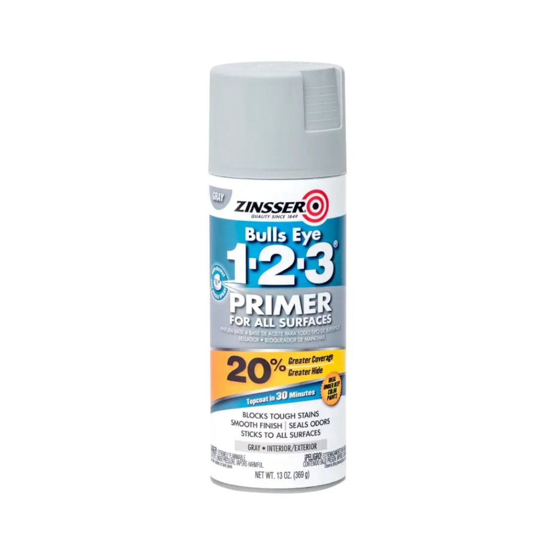 Pintura Zinsser 1,2,3 Primer Multiusos Gris Mate Rust-Oleum - TODOPARTS.CL